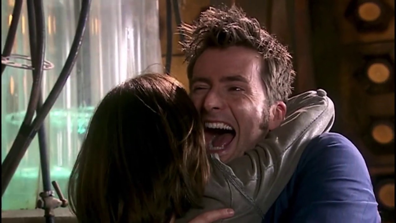 The Doctor Hugging his companions for 6 minutes straight - YouTube
