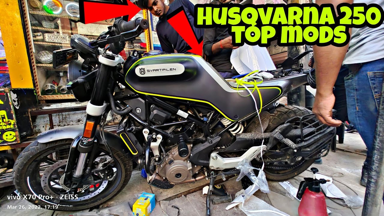 Husqvarna vitpilen 250 modified | Husqvarna crash guard | Husqvarna ...