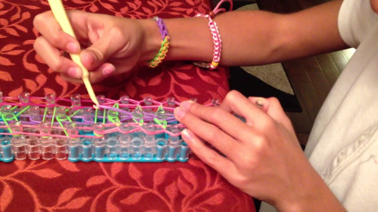 Rainbow loom eye drop - YouTube