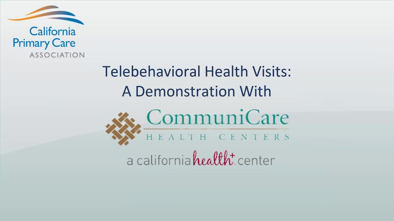 Telebehavioral Health Visits: A Demonstration With CommuniCare Health ...