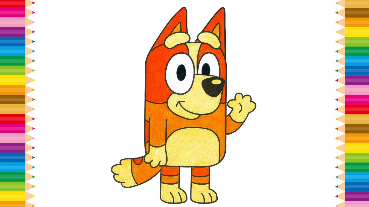 How to Draw Bingo from Bluey! - YouTube
