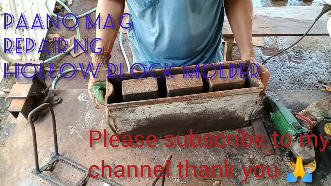 HOW TO REPAIR HOLLOW BLOCK MOLDER - YouTube