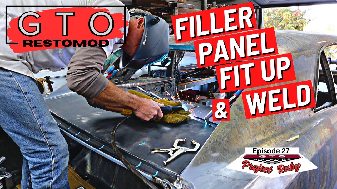 GM A Body Filler Panel Fit Up and Welding - GTO RestoMod (Ep 27) - YouTube