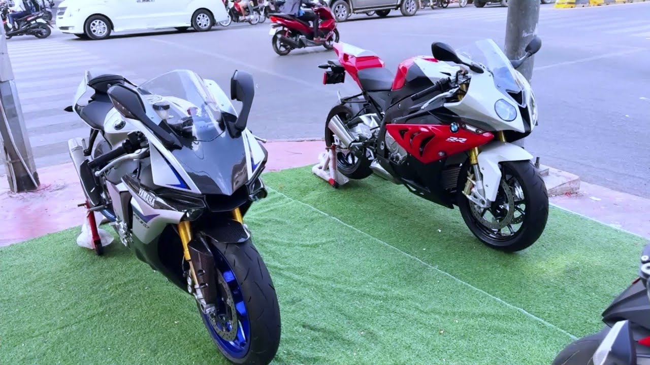 Review Yamaha R1M & BMW S1000RR Special Stock BY HM MotorShop - YouTube