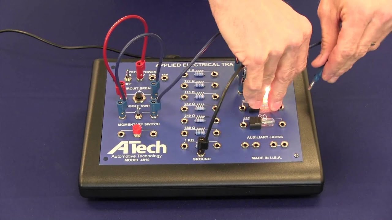 ATech Training - Applied Electrical Trainer (model 4810) - YouTube