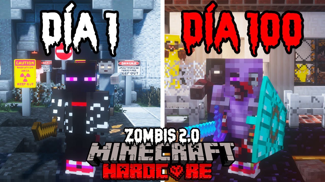 Sobreviví 100 DÍAS en una CIUDAD infectada por un VIRUS ZOMBIE y cree ...