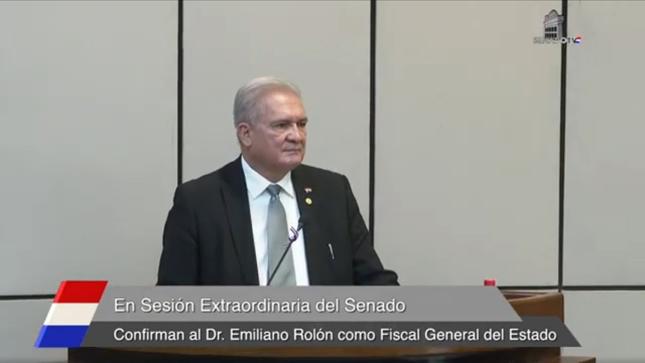 Confirman al Dr. Emiliano Rolón como Fiscal General del Estado - 15-12 ...