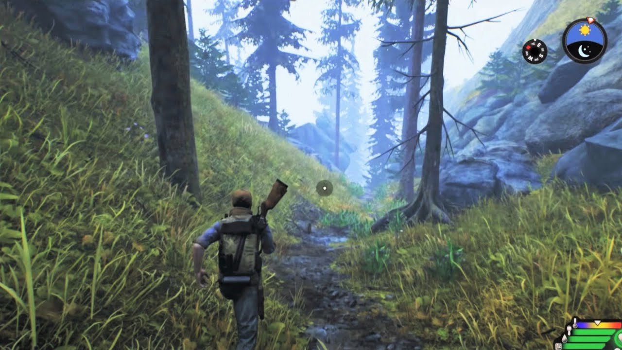 HOW BIG IS THE MAP in Open Country? Sprint Across the Map - YouTube