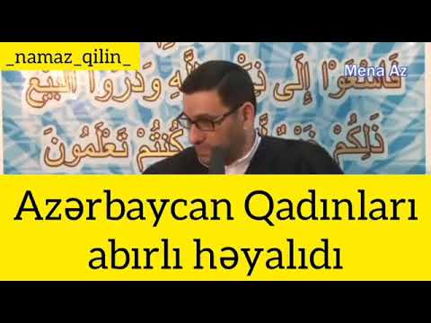 Dini statuslar Azərbaycan Qadınları abırlı həyalıdı