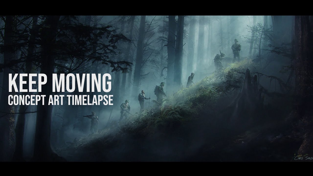 Keep Moving - Concept Art Timelapse - YouTube