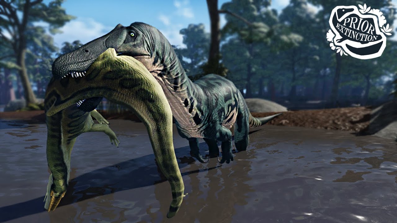 CAÇANDO CARNÍVOROS DE SUCHOMIMUS!!! | Prior Extinction Ep. 128 - YouTube