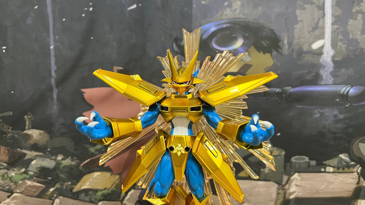 數碼寶貝GK 開箱 FXW 金甲龍獸 DIGIMON 02 MAGNAMON #digimon #magnamon #kaiju - YouTube