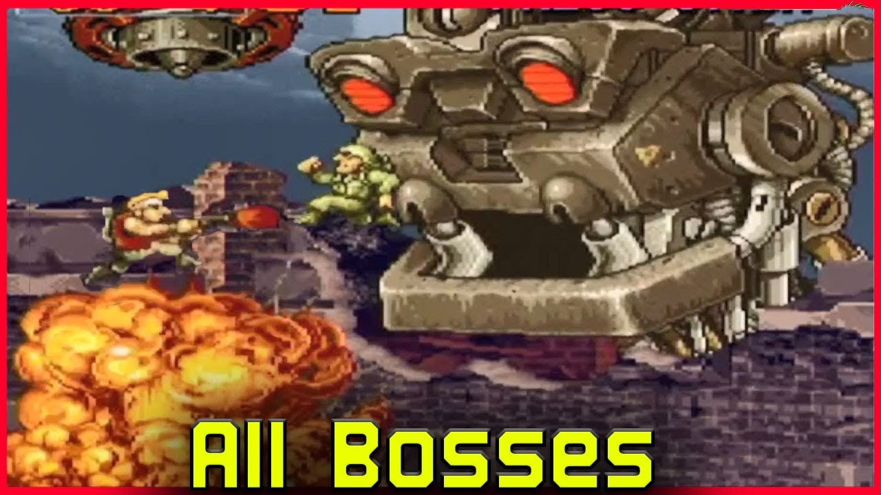 Metal Slug 4 - All Bosses - YouTube