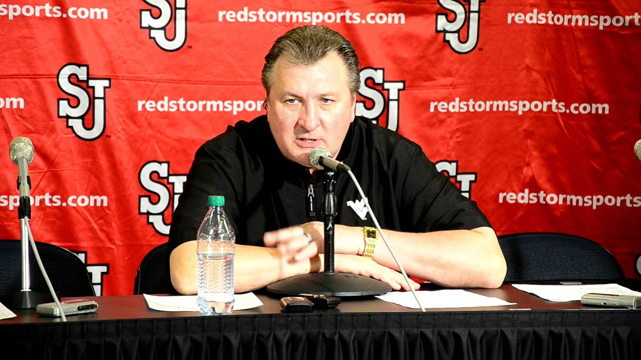 St John's University Vs West Virginia University | Bob Huggins on Kevin ...