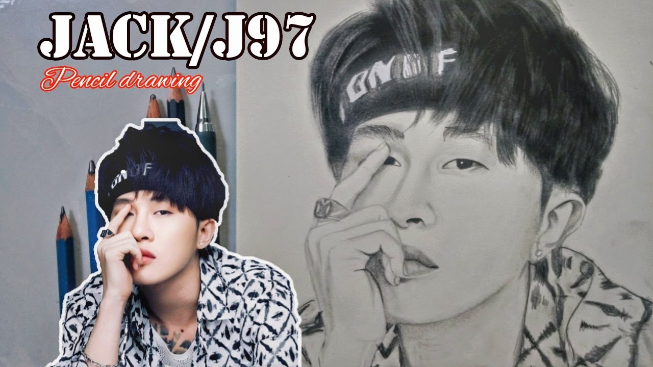 VẼ CHÂN DUNG CA SĨ JACK/J97 -SÓNG GIÓ|Phan Hop - YouTube
