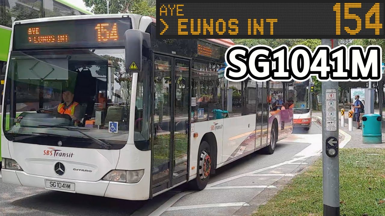 [SBST] Mercedes-Benz Citaro: SG1041M on 154 - YouTube