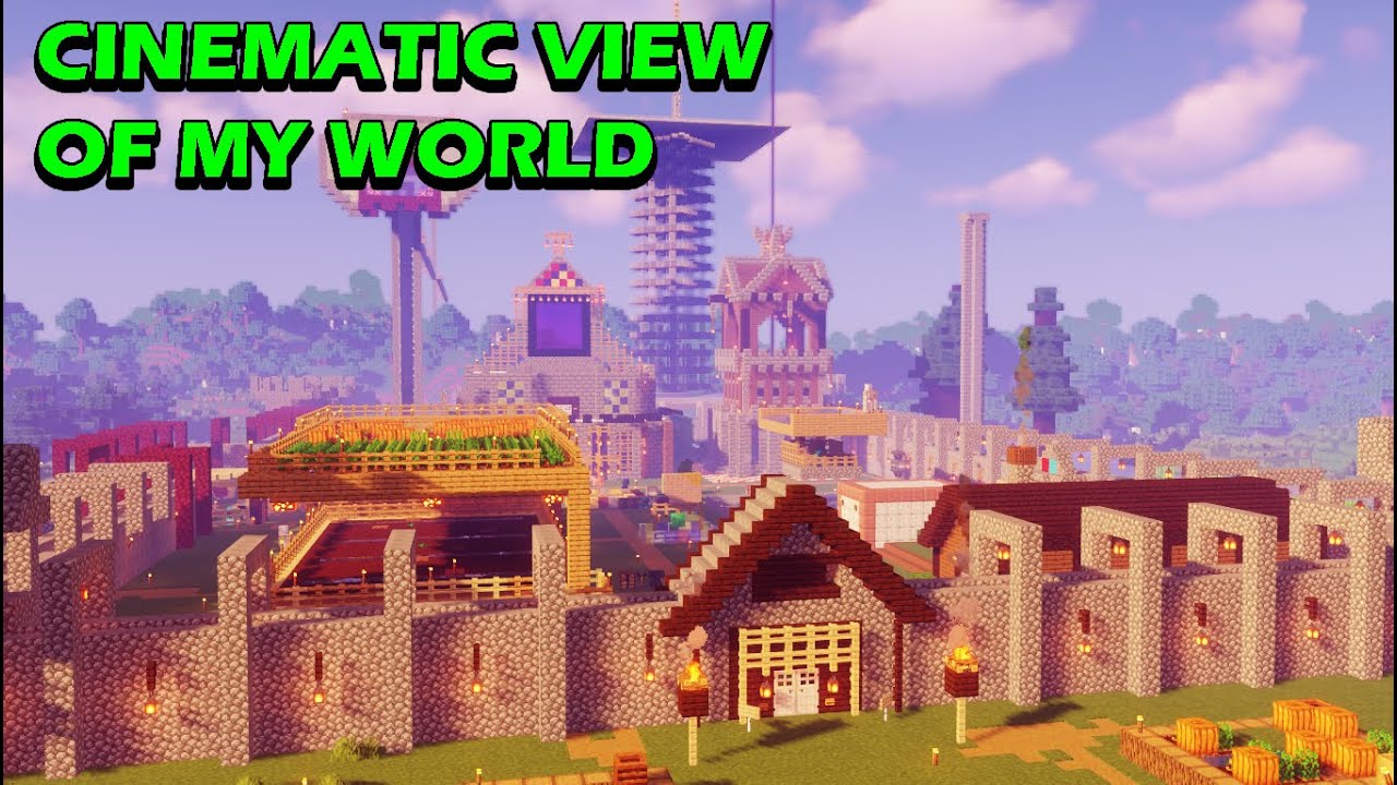 CINEMATIC LOOK OF MY WORLD @minecraft @piyushjocgaming - YouTube