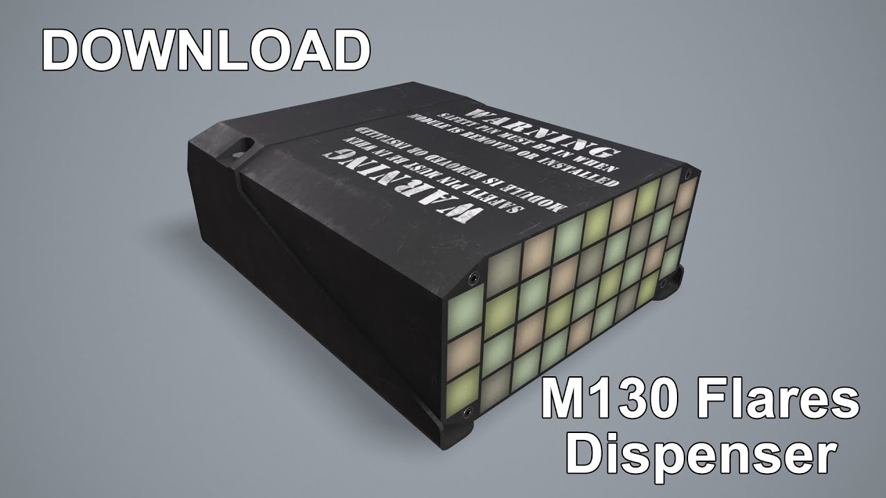 M130 Flares Dispenser Specular - YouTube