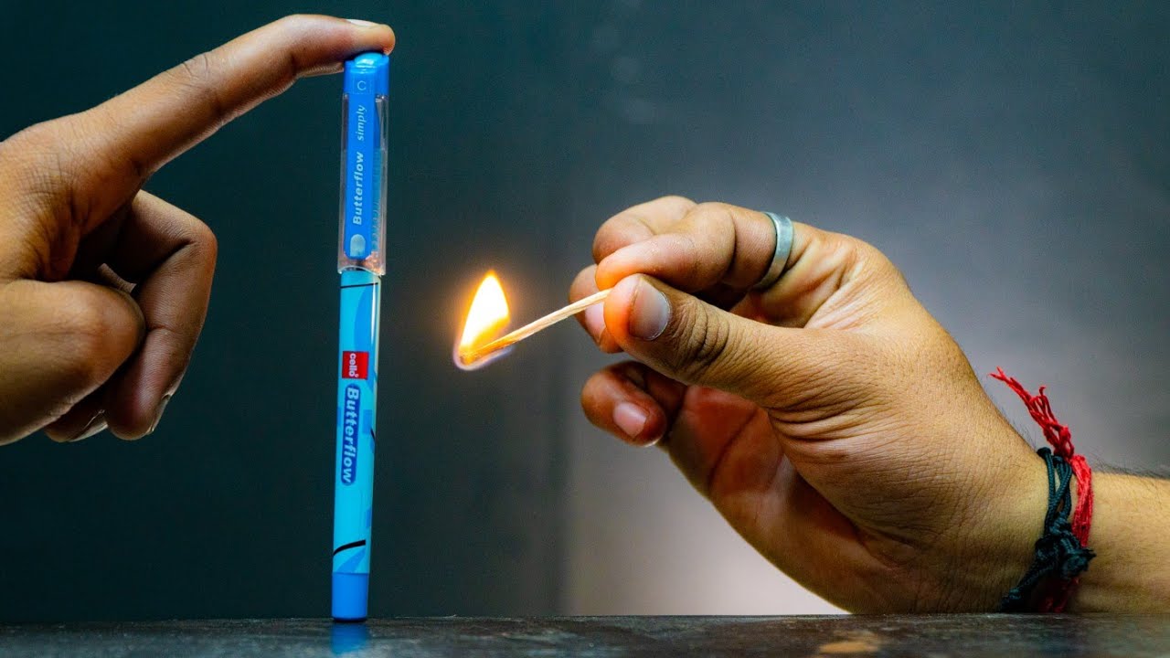 FIRE MAGIC PEN || आग से मिटने वाला पेन - YouTube