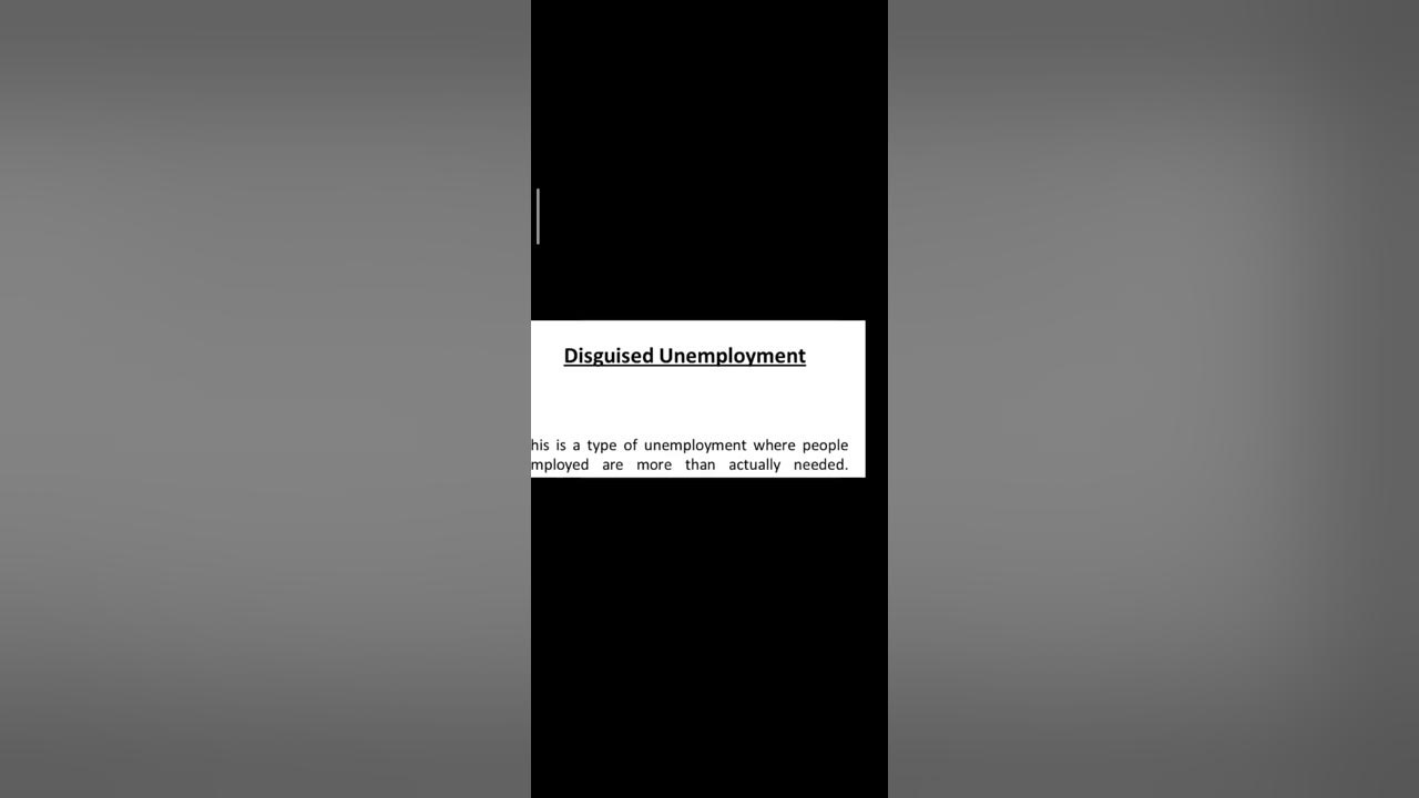 DIFFERENCE BETWEEN DISGUISED UNEMPLOYMENT AND SEASONAL EMPLOYMENT BY difference-between-disguised-unemployment-and-seasonal-employment-by