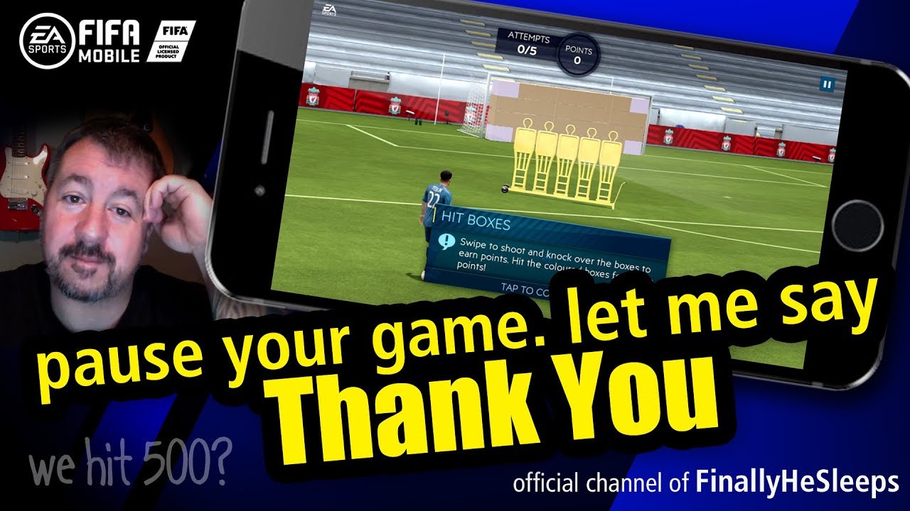 Pause your FC Mobile (FIFA) Game... I just want to say THANK YOU - YouTube