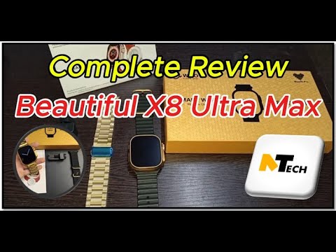 Review of X8 Ultra Max Watch | Smart Watch | X8 Ultra Max Gold Edition ...