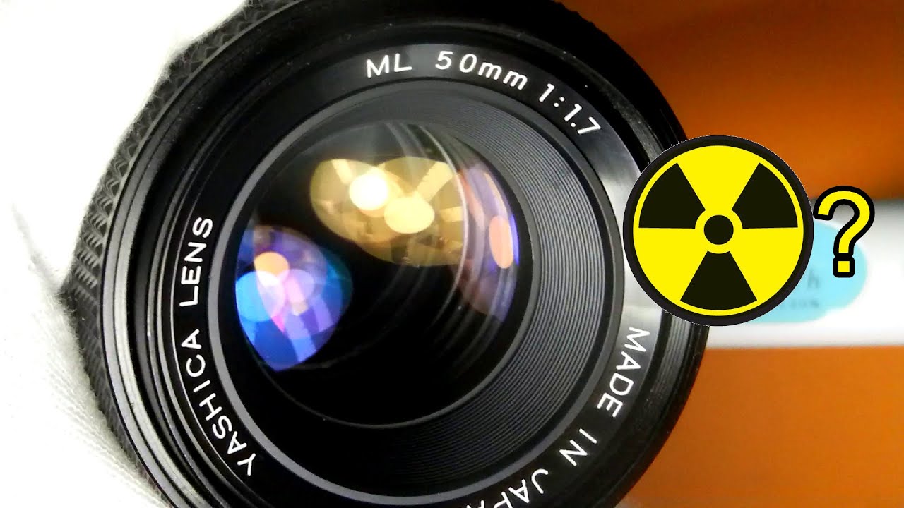 Testing lenses for Gamma radiation : Yashica ML 50mm F1.7 lens. - YouTube