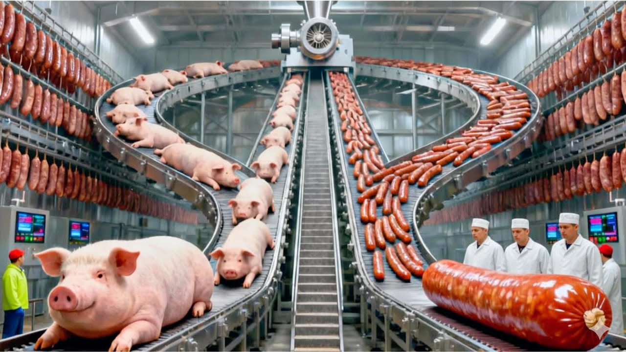 Inside the GIANT Sausage Factory – The Secret Behind Producing Tons of ...