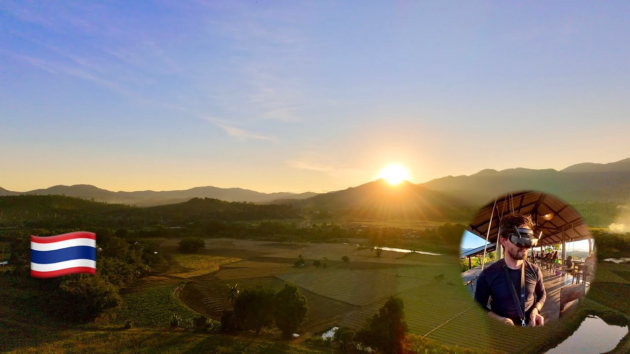 Sunset from Pai’s best-known viewpoint at Two Huts, Pai, Thailand 🇹🇭 ...