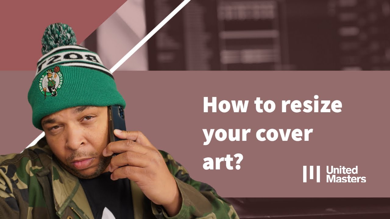 How to resize your cover art for United Masters - YouTube