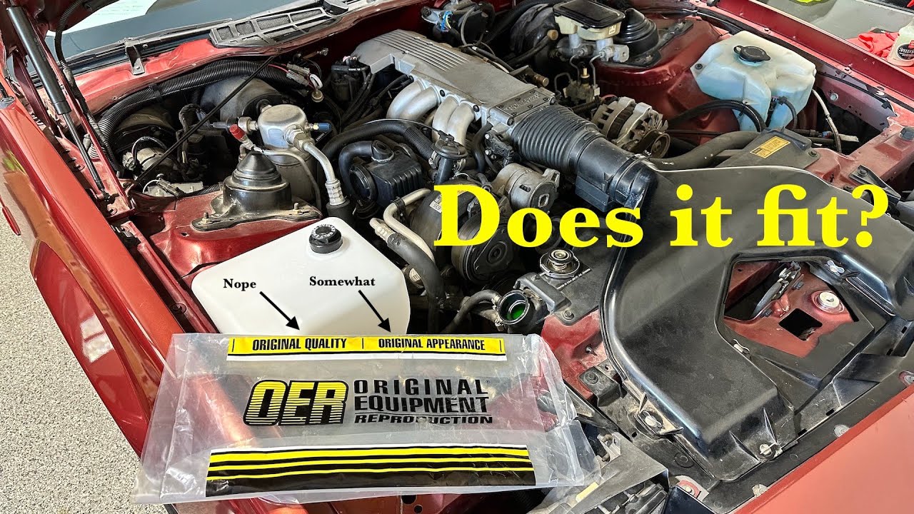 Replacing Coolant Overflow Tank on my 89 IROC-Z with an OER Tank from ...