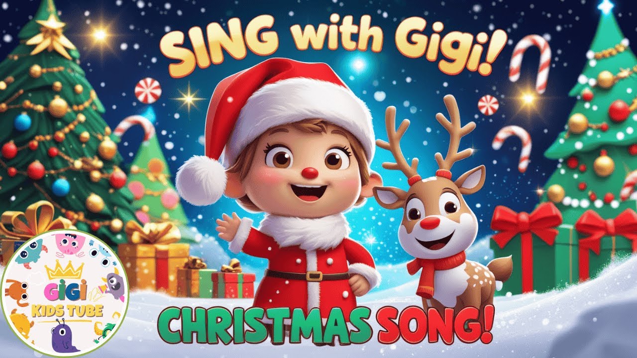 Learn & Sing: Fun Christmas Song for Kids with GiGi! Ho! Ho! Ho! - YouTube