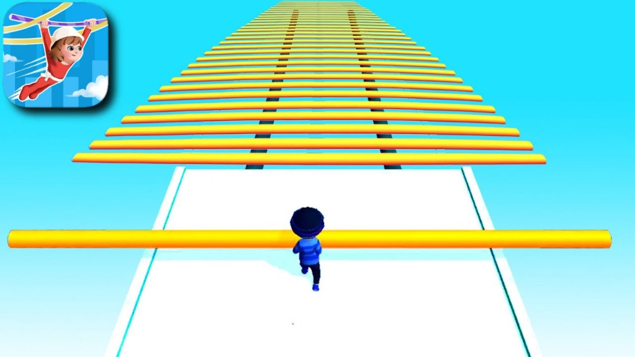 Most Satisfying mobile game Roof Rails 20 levels walkthrough latest ...