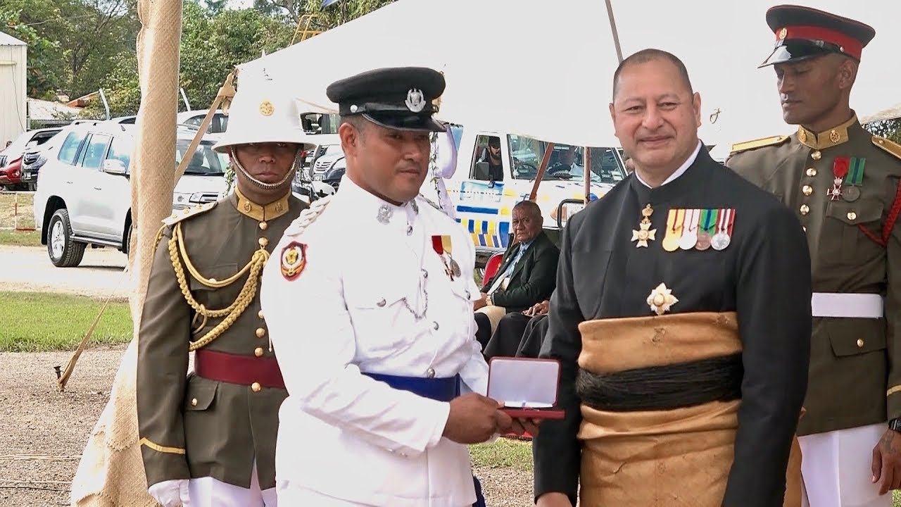 Tonga Police Medal Awards Ceremony 2019 - YouTube