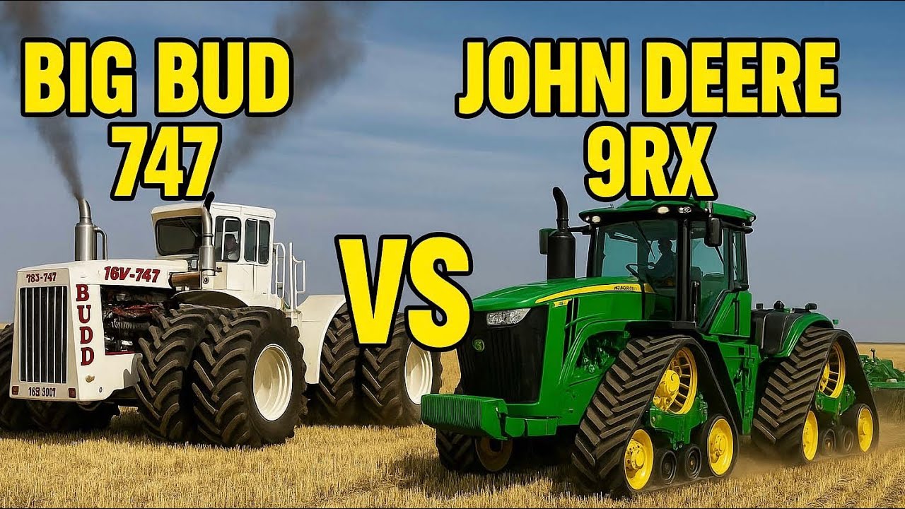 Big Bud 747 vs John Deere 9RX – The Ultimate Tractor Showdown!🚜 - YouTube