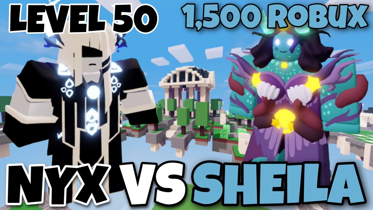 Level 50 Nyx Kit Vs Sheila! (Roblox Bedwars) - YouTube