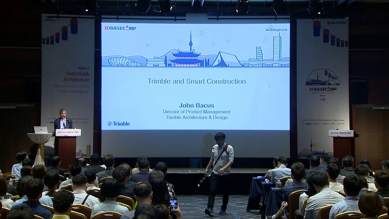 스케치업 3D 베이스캠프 2019 기조연설/ Trimble & Smart Construction (John Bacus ...