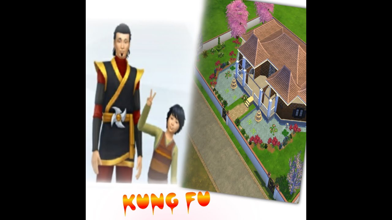 Les Sims 4 entraîneur de Kung fu | Construction d'une maison Asiatique ...