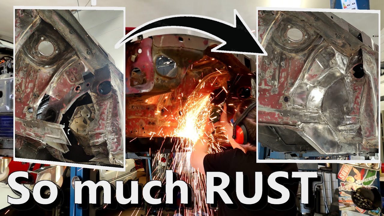 Fixing the usual RUST on my S13.. - YouTube
