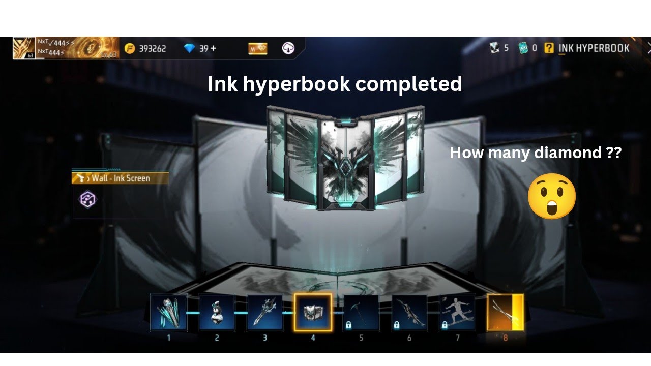 FREE FIRE ink hyperbook upgrade || 😍 - YouTube