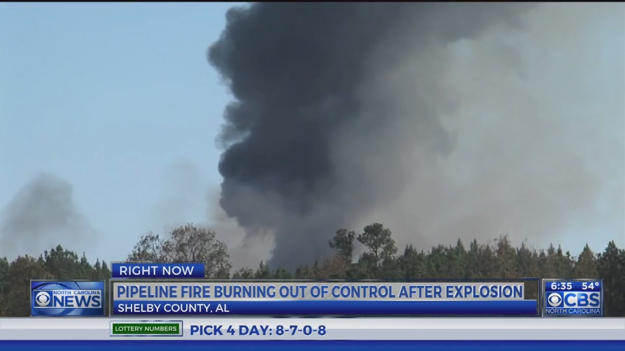 1 killed after Colonial Pipeline explodes in Alabama - YouTube