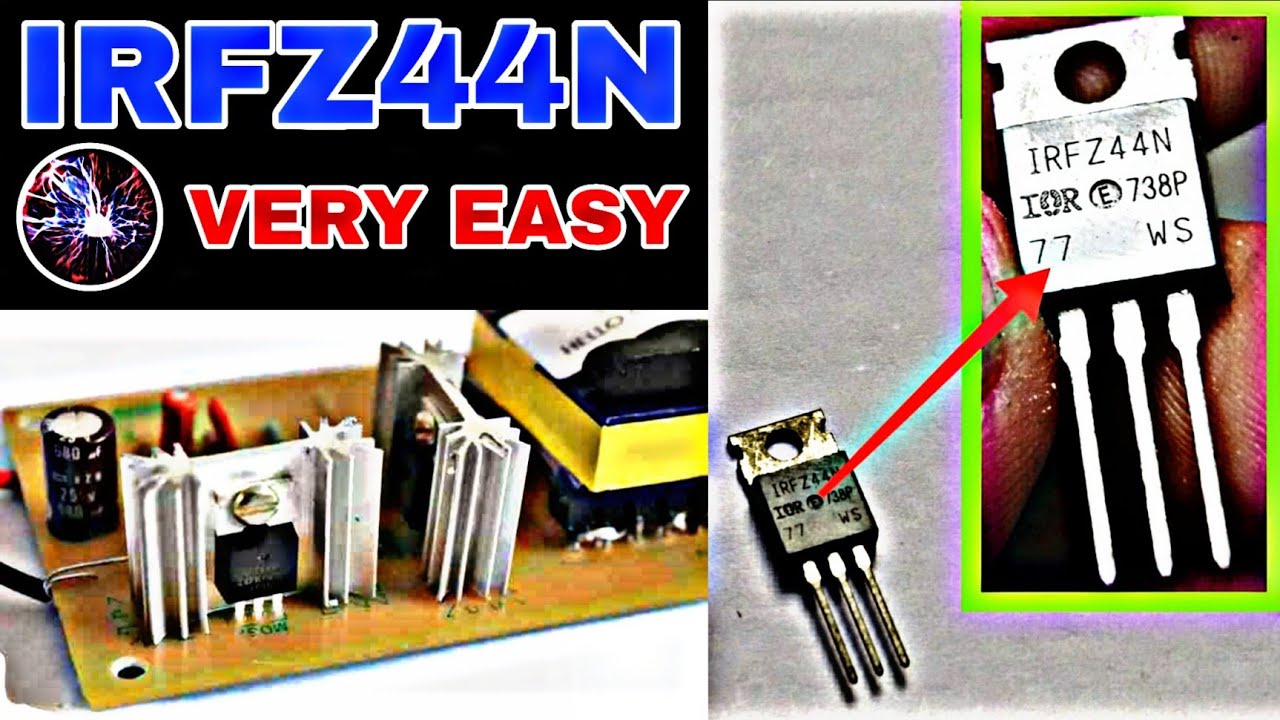 how to check power switching IRF-Z44N MOSFET checking with multimeter ...