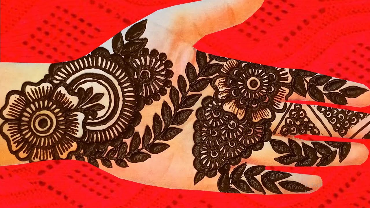 mahandi ki digain simple | sundar sundar mehandi design| Ramzan Eid ...