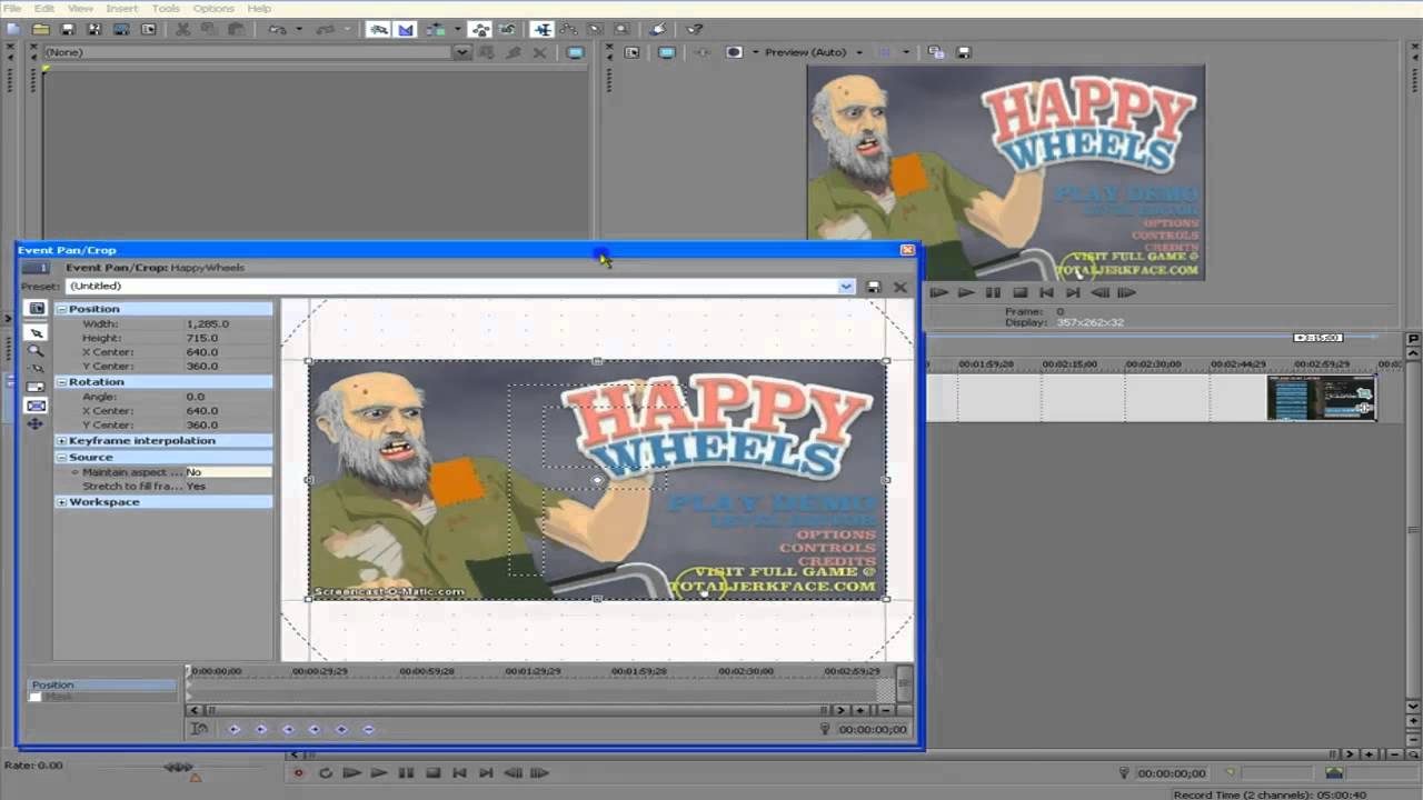 DxRStudioz | How To Make Videos Widescreen | Sony Vegas Pro 10 ...