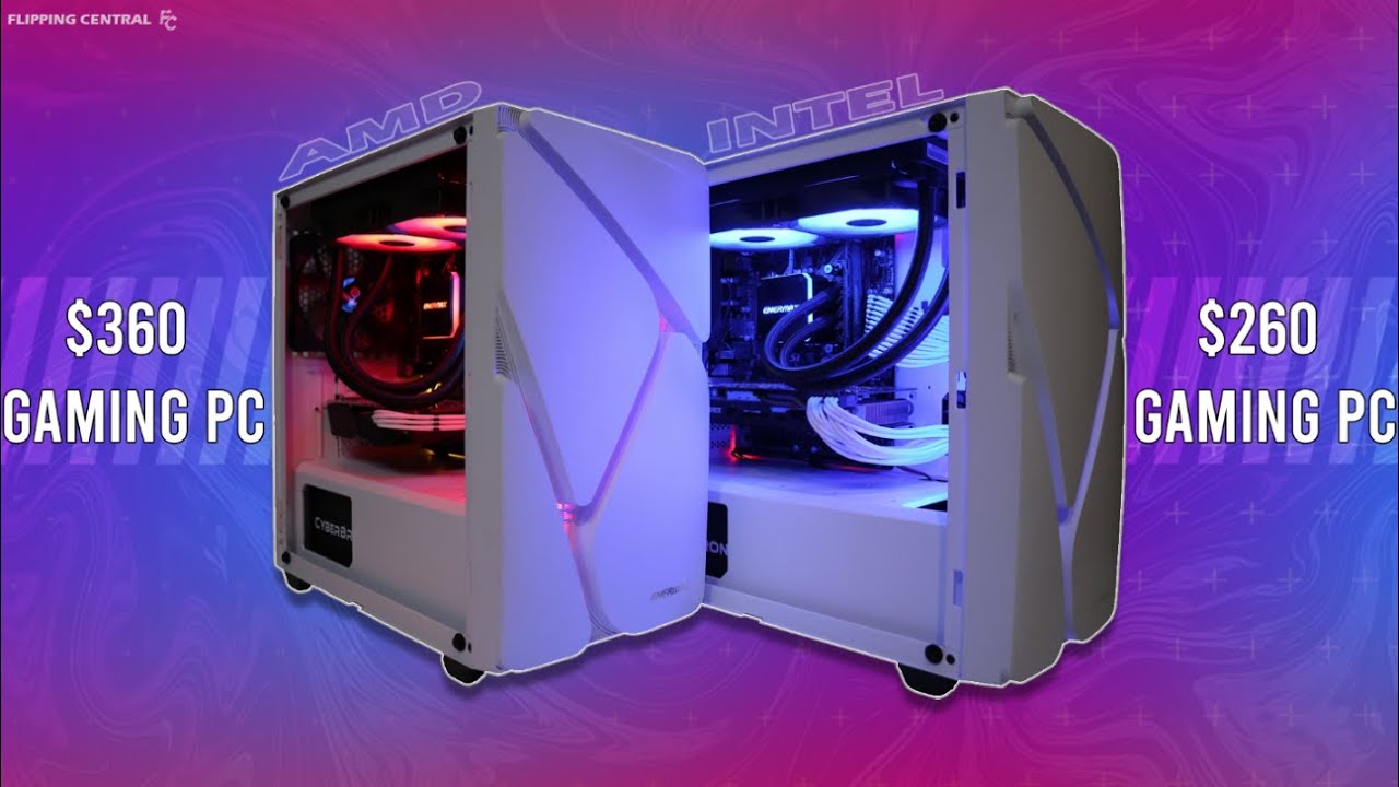 $260 Intel Gaming PC vs $360 AMD Gaming PC | PC Flip Showcase - YouTube