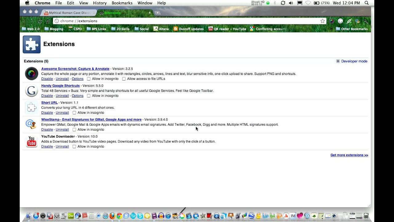 Google Chrome - Extracting YouTube Videos - YouTube