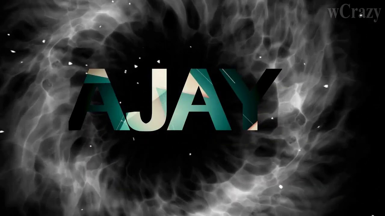 Ajay Name Logo Gif
