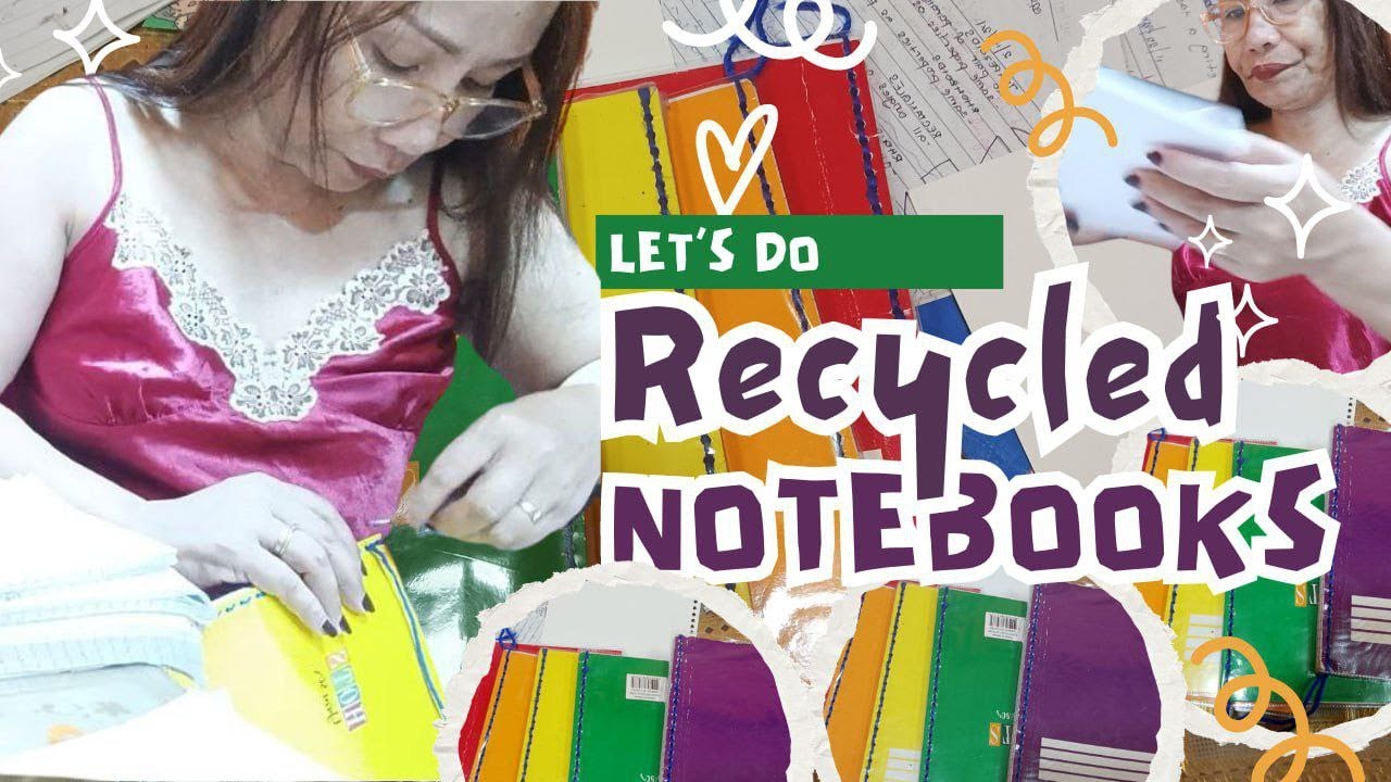 How to Recycled Notebooks - YouTube