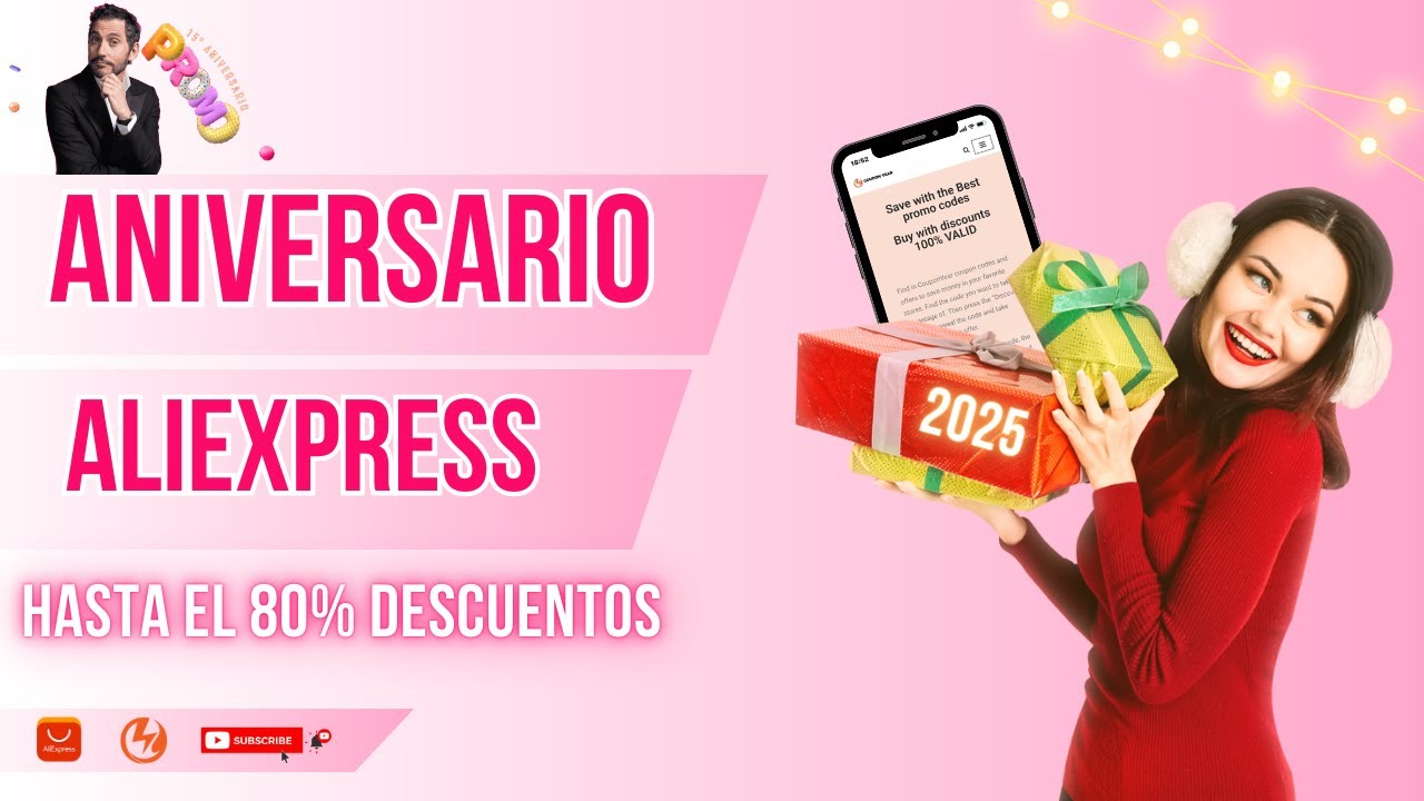 Aniversario AliExpress 2025 - Códigos Promocionales - Descuentos de ...