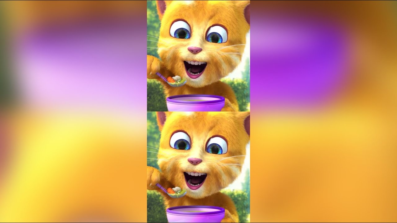 talking ginger funny cat my talking ginger cat epi181 - YouTube